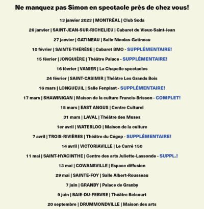 SIMON DELISLE est très heureux de vous inviter à découvrir son ...